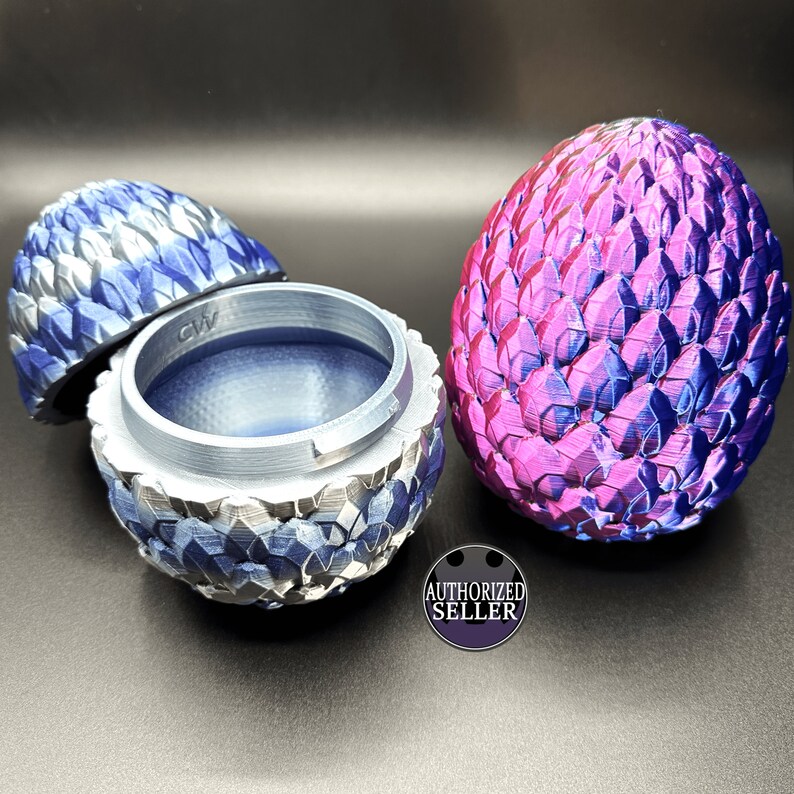 3D Printed Dragon Egg Container - Etsy Australia
