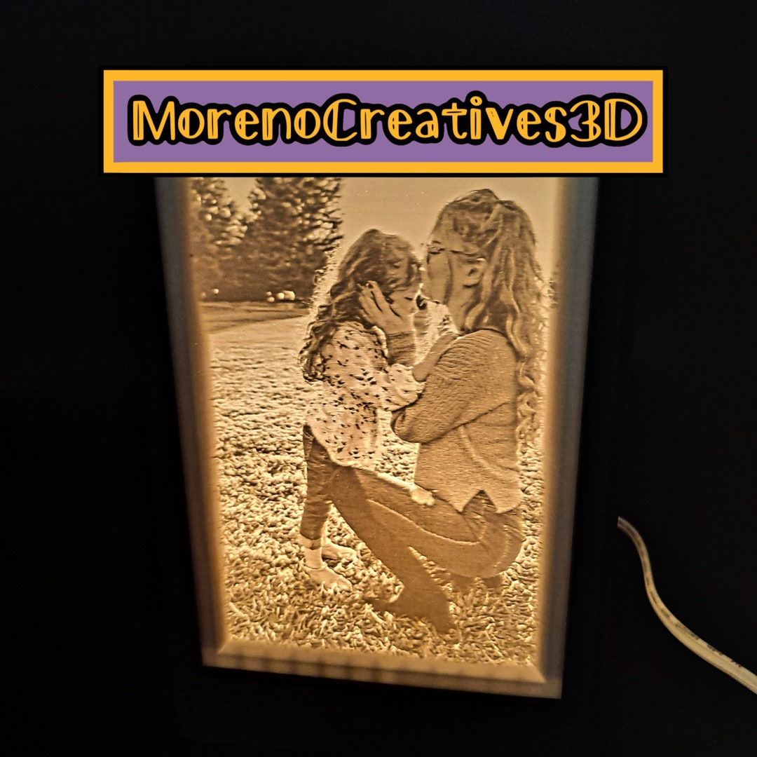3D Printed Lithophane Lantern Light Box - Etsy