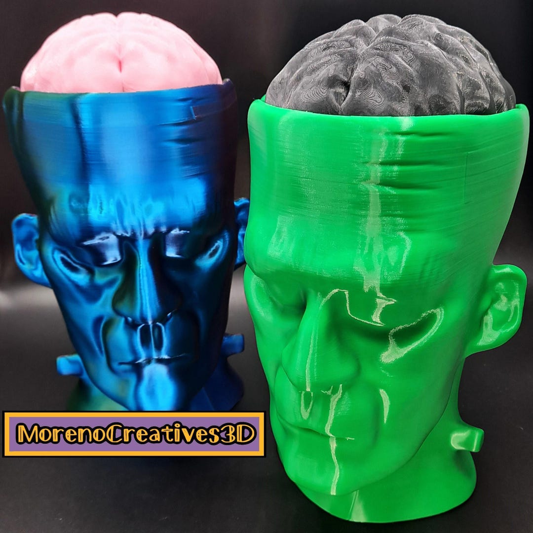 Frankenstein Bowl or Removeable Brain 3D Print - Etsy