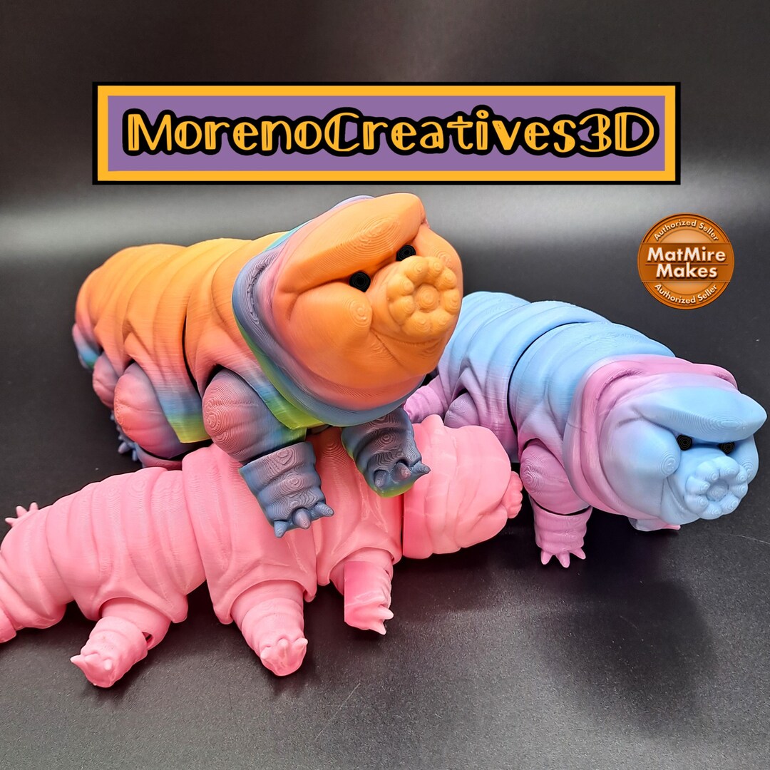 Flexi Tardigrade 3D Print - Etsy