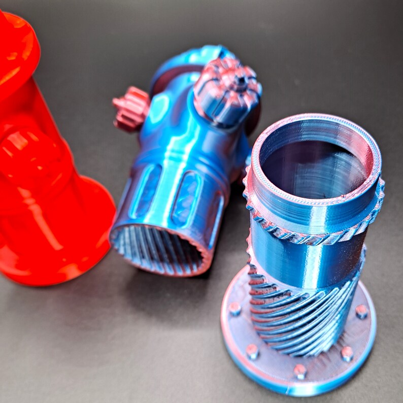 3D Printed Fire Hydrant Container - Etsy