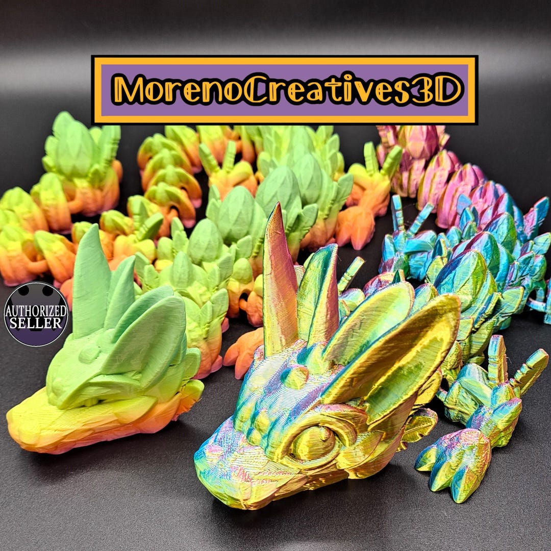 3D Printed Easter Dragons - Etsy