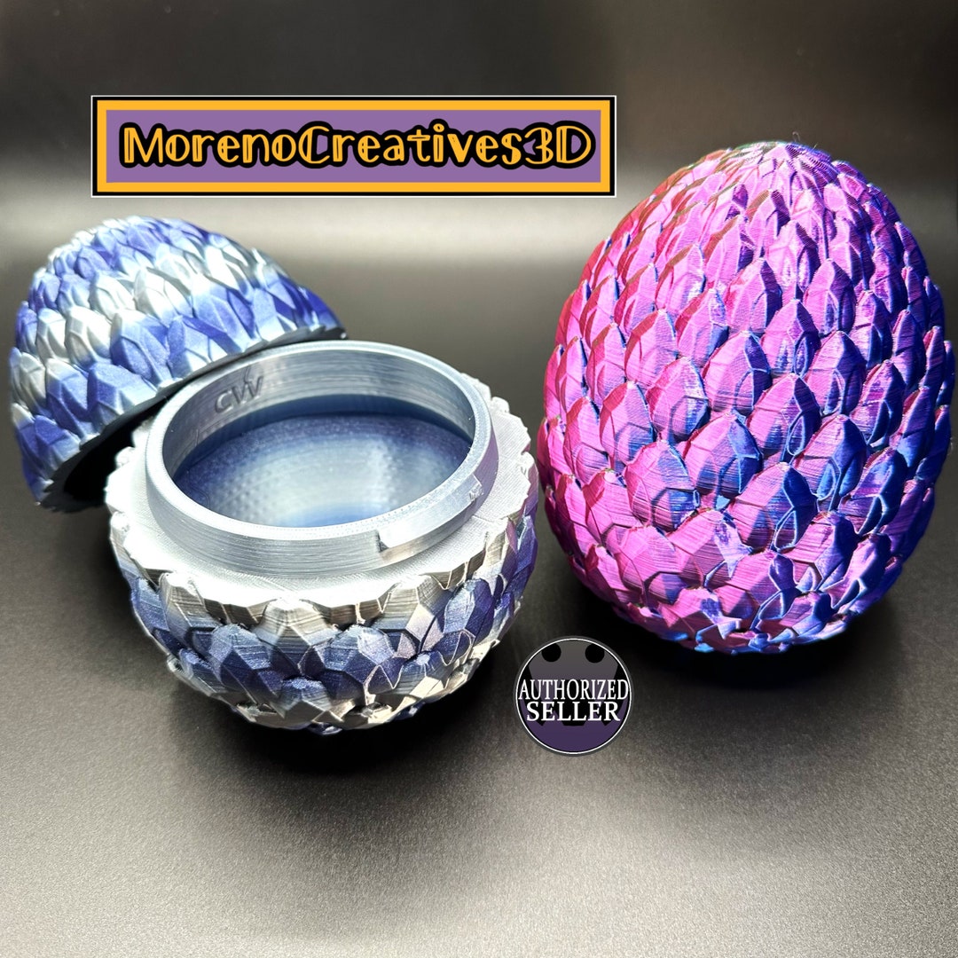 3D Printed Dragon Egg Container - Etsy