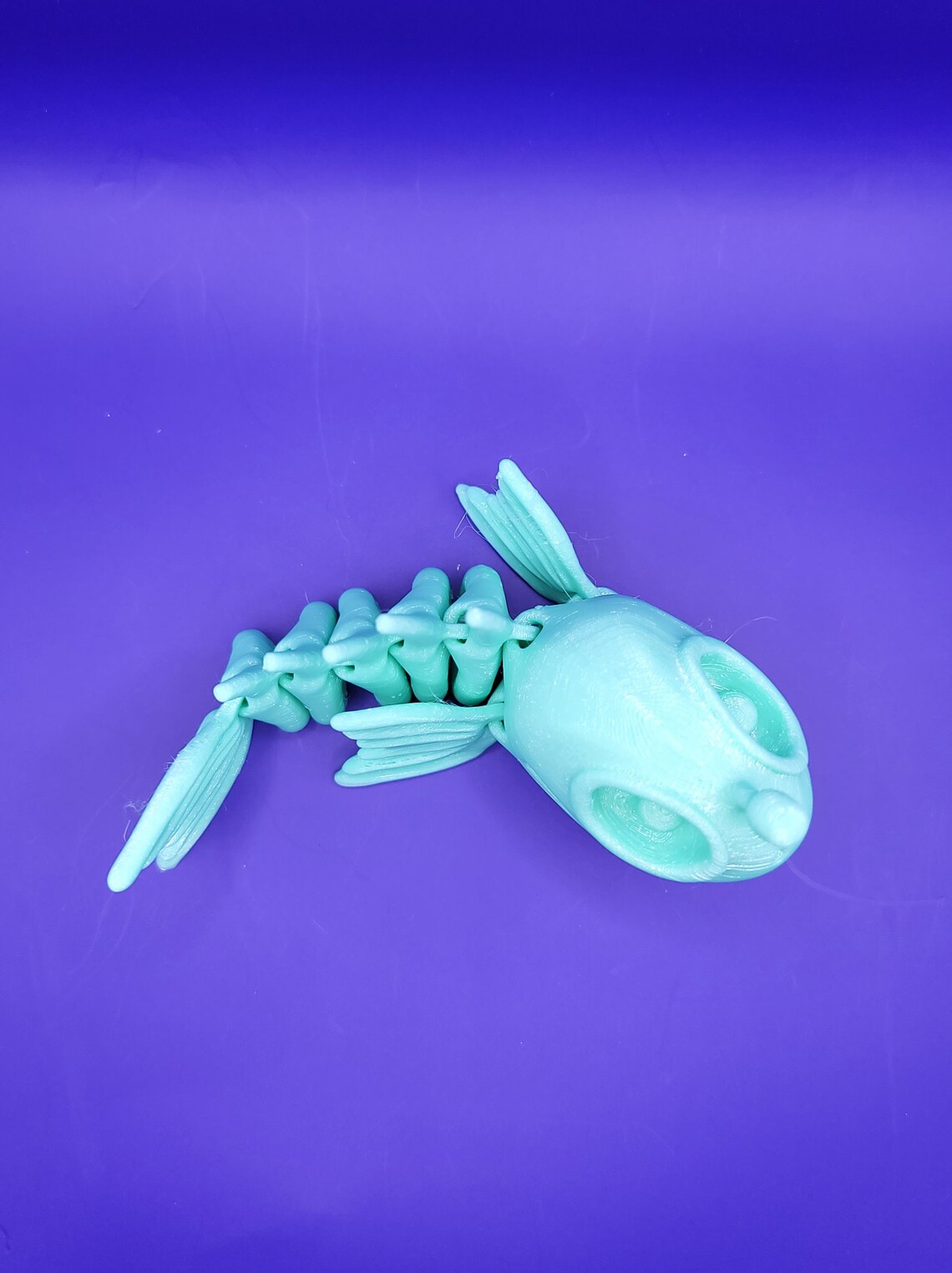 3D Printed Flexible Angler Fish Skeleton | Etsy