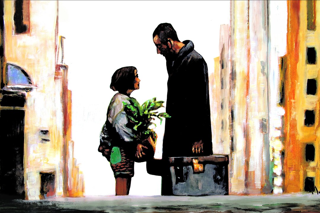 Leon TT Iconic Movie Scenes and Music Legends Poster With 6x8 Mounted ...