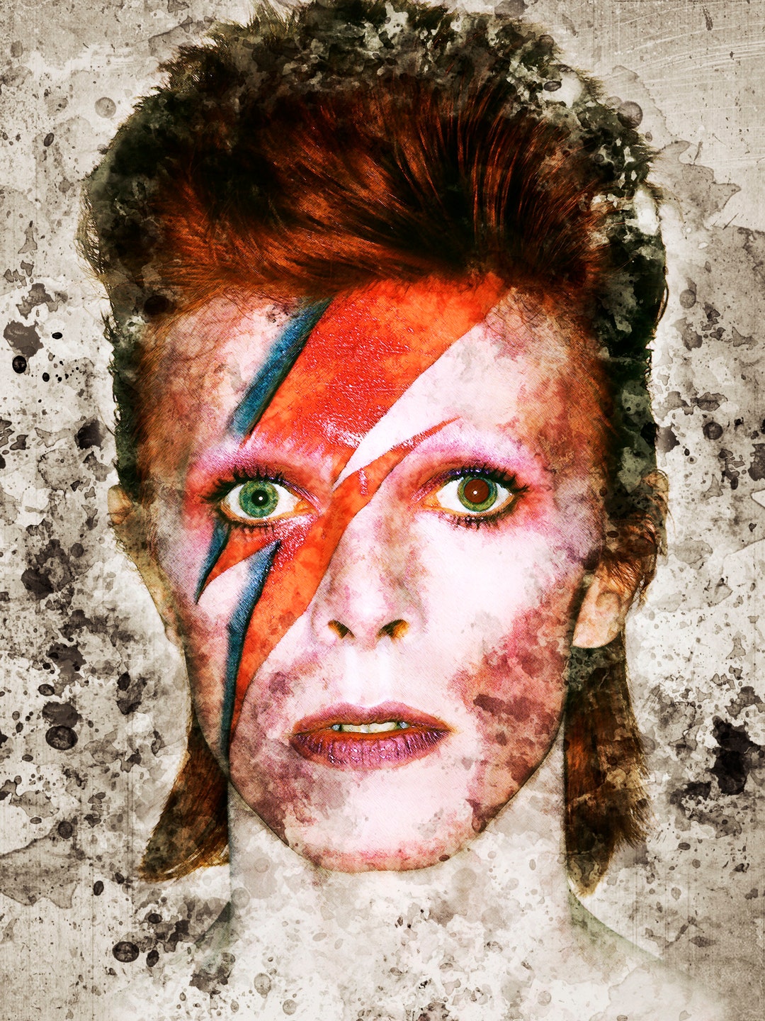 David Bowie TT Iconic Movie Scenes and Music Legends Poster With 6x8 ...