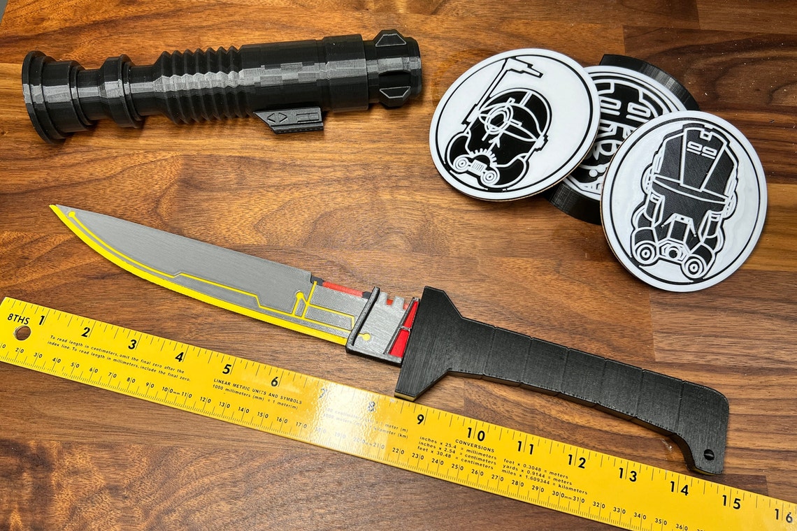 3D Printed Star Wars Vibroblade Cosplay Weapon Prop - Etsy