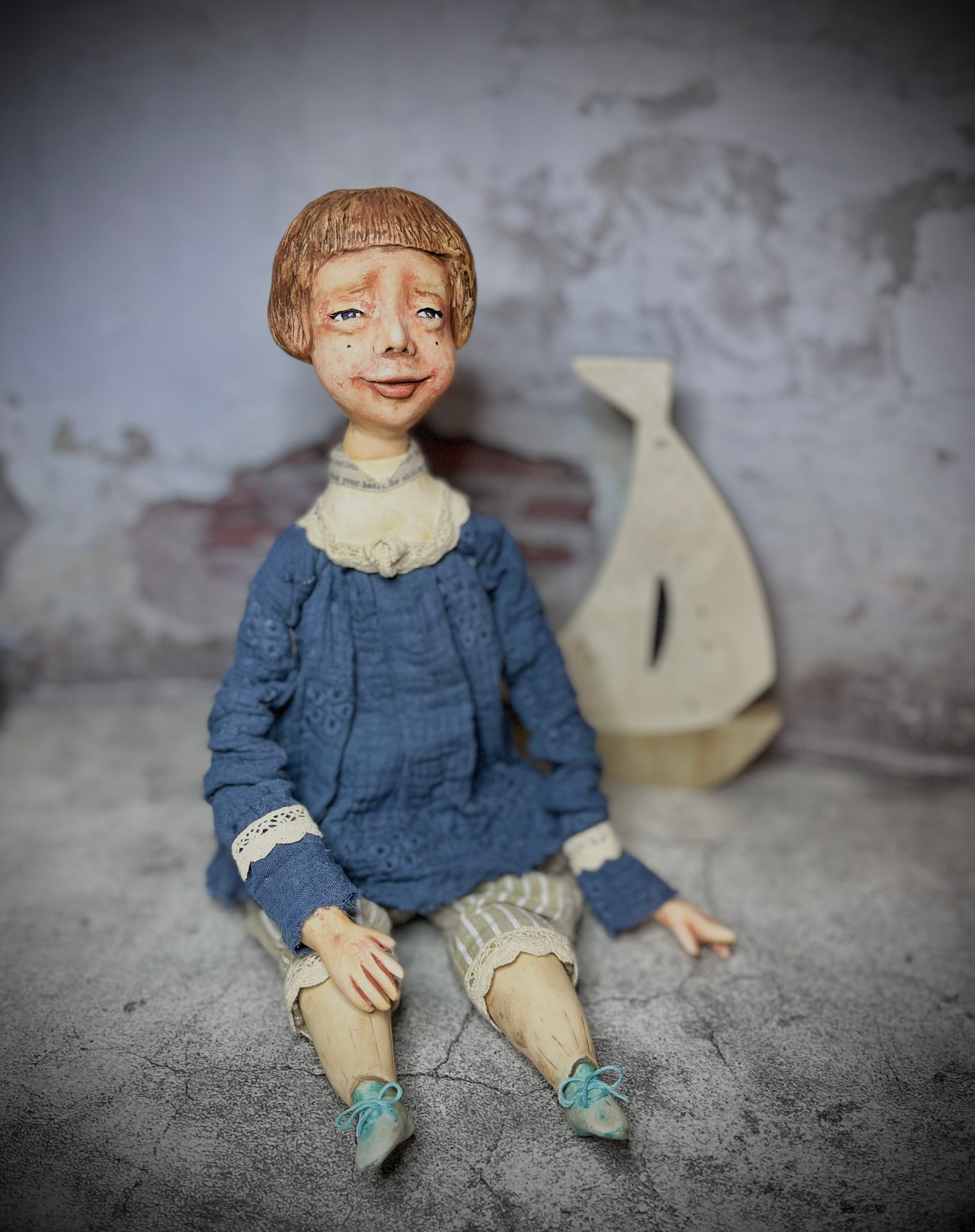 Artdoll, OOAK Artdoll, Retro Style Art Doll, Retro Style, Art Deco Doll ...