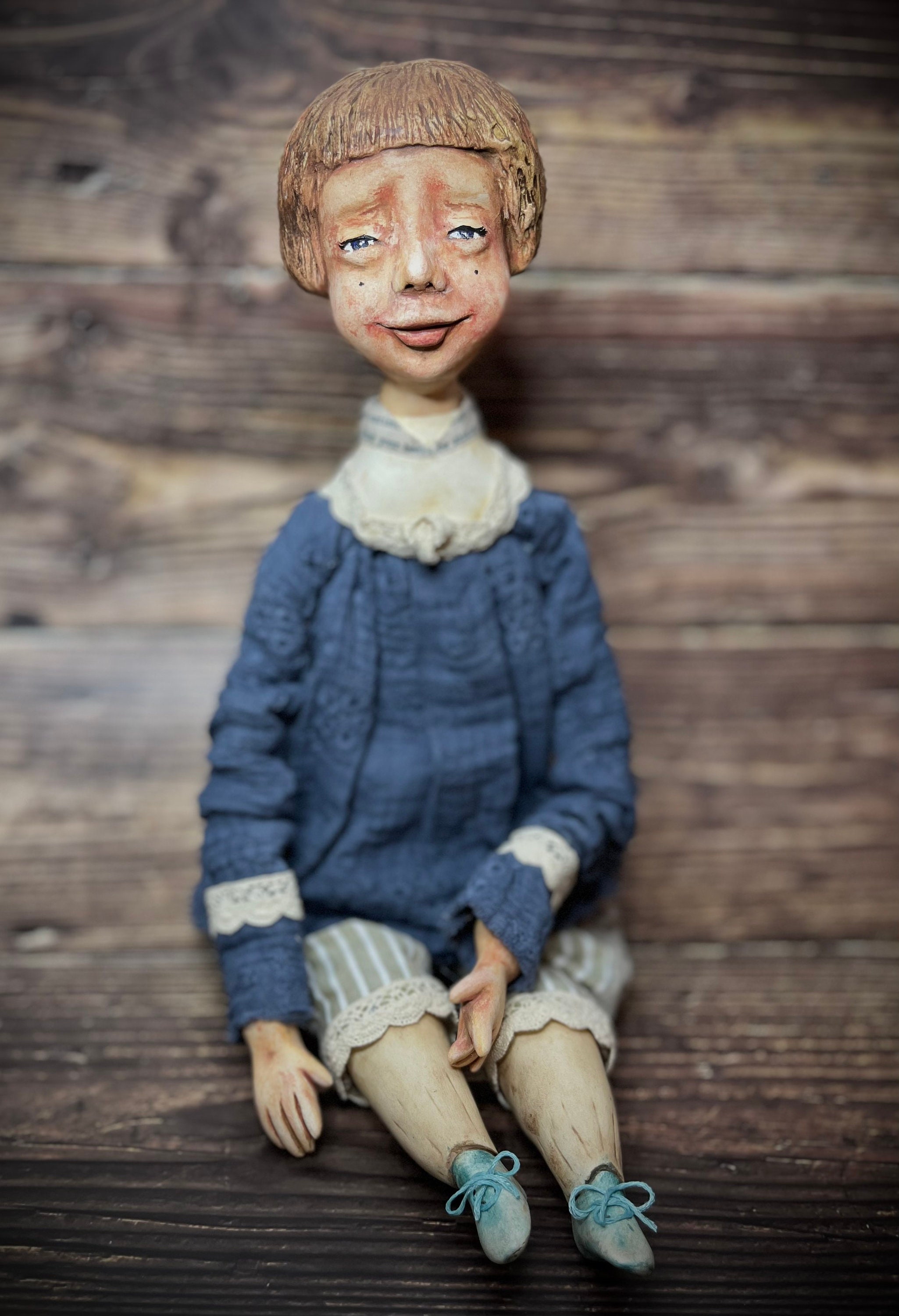 Artdoll, OOAK Artdoll, Retro Style Art Doll, Retro Style, Art Deco Doll ...