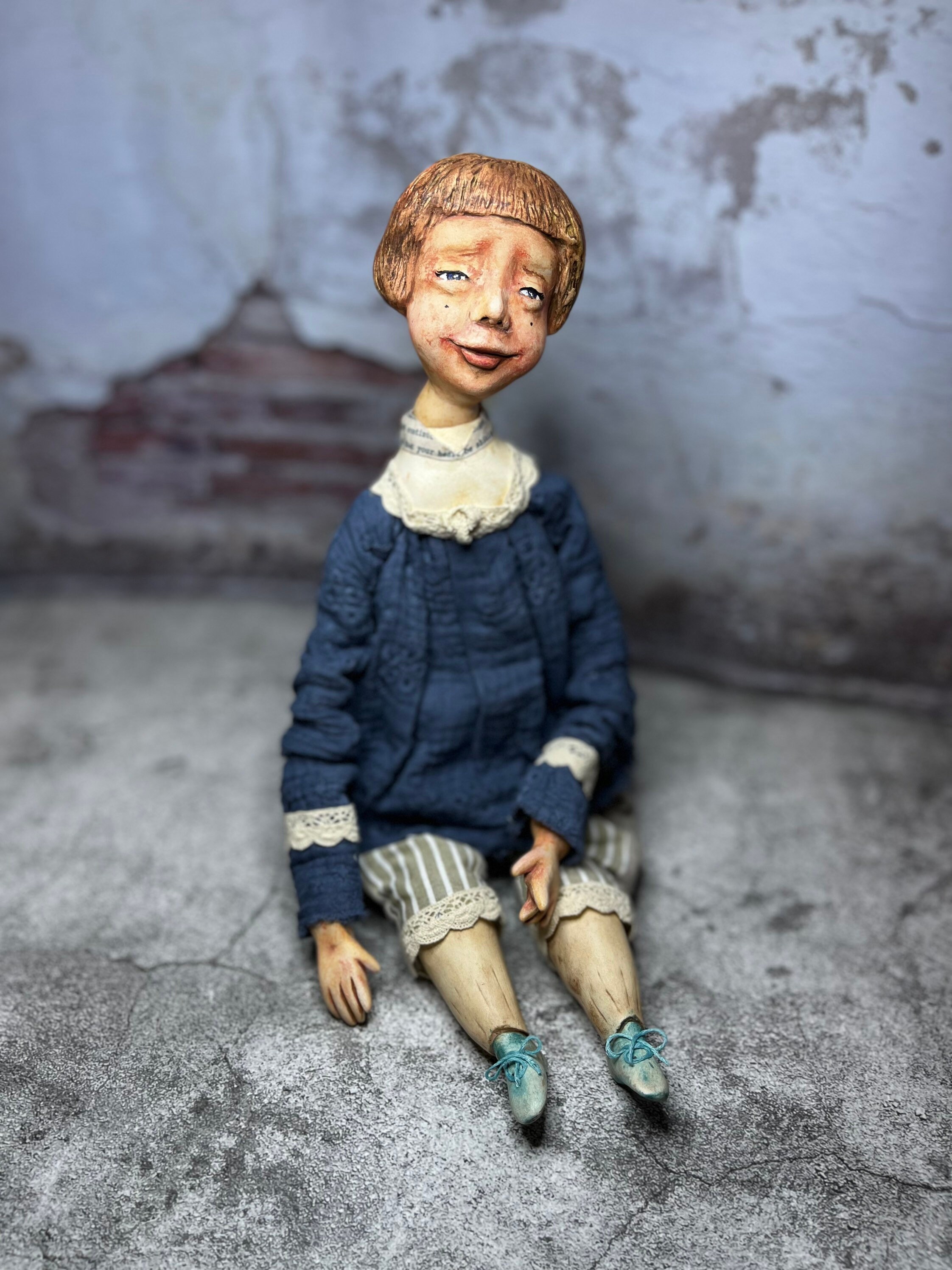 Artdoll, OOAK Artdoll, Retro Style Art Doll, Retro Style, Art Deco Doll ...