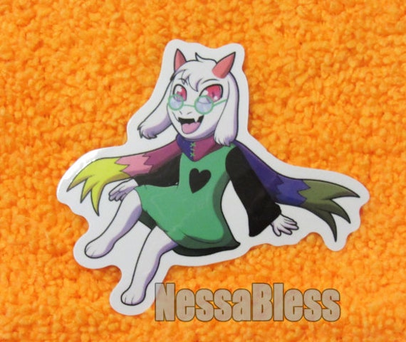 Puppet Scarf Ralsei Vinyl Sticker 2.5 | Etsy