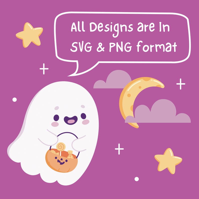 Ghosts SVG Bundle, Halloween SVG, Halloween Clipart, Cute Ghost Bundle ...