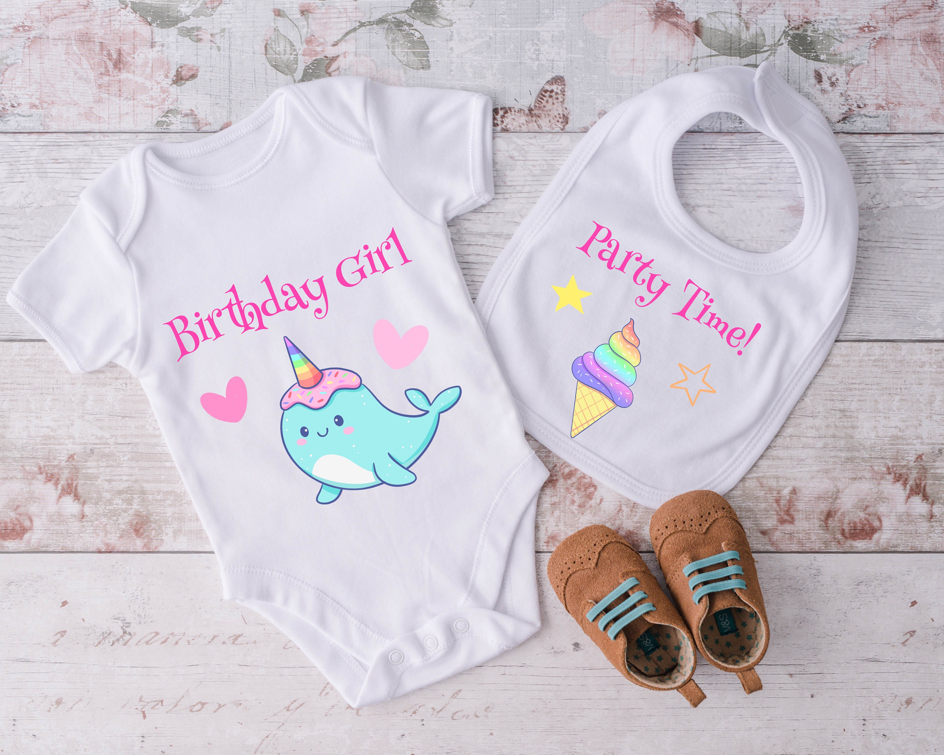 Unicorn Narwhal Clipart, Birthday Girl Clipart, Girl Birthday ...