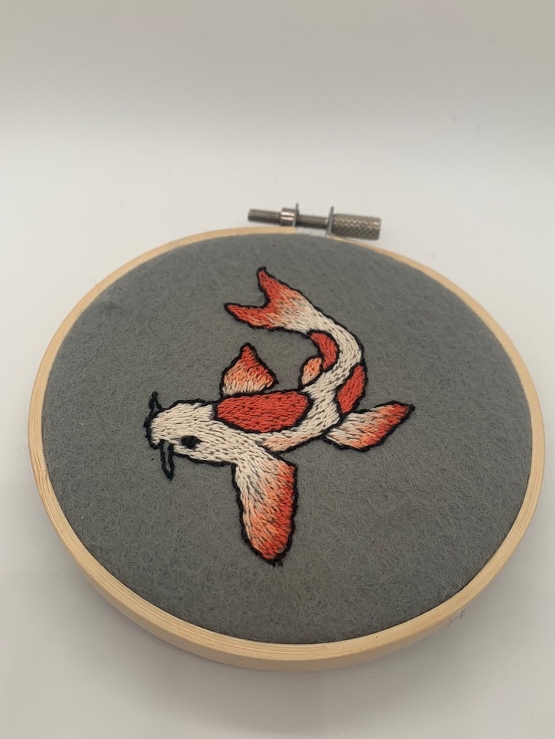 Lucky Koi Embroidery Pattern Digital Download - Etsy