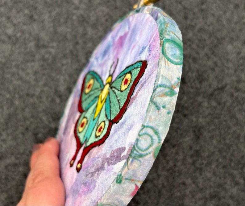 Luna Moth Embroidery - Etsy