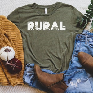 Rural Life | Farm Life Shirt| Rural Farmer | Farming Shirt | Country ...