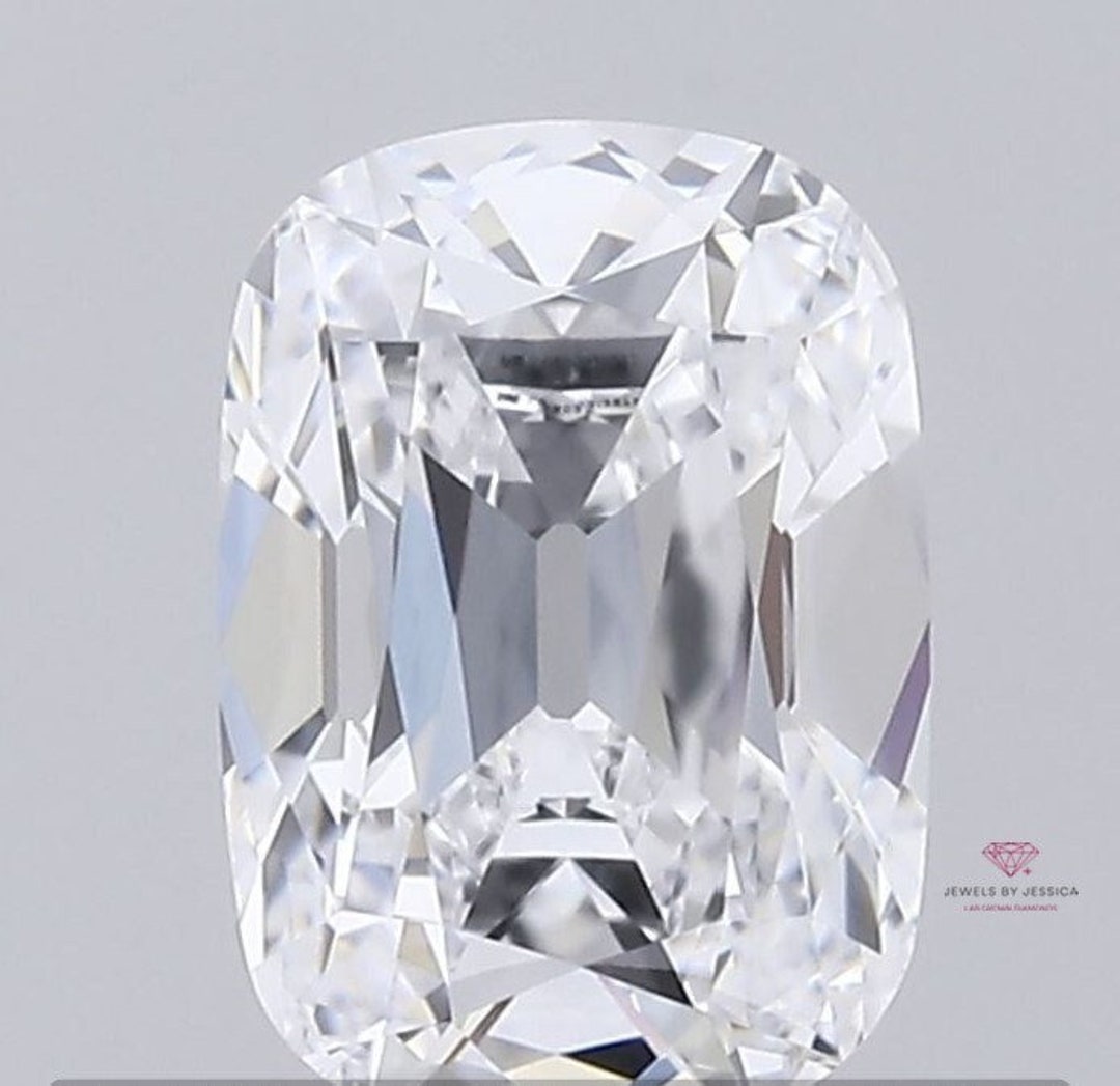 1.51 D VVS2 Elongated Old Mine Cushion Cut-certified Lab Grown Diamond ...