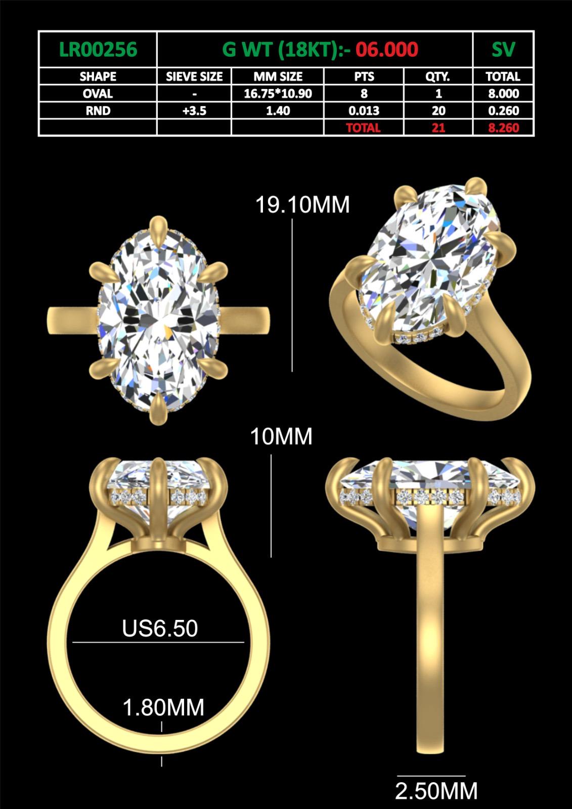Custom Jewelry CAD Design Preview - Etsy