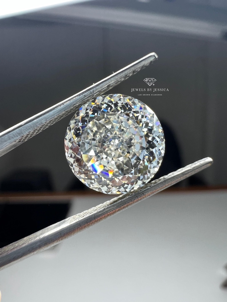 Portuguese Cut Lab Grown Diamond IGI Certified Loose Antique Style ...