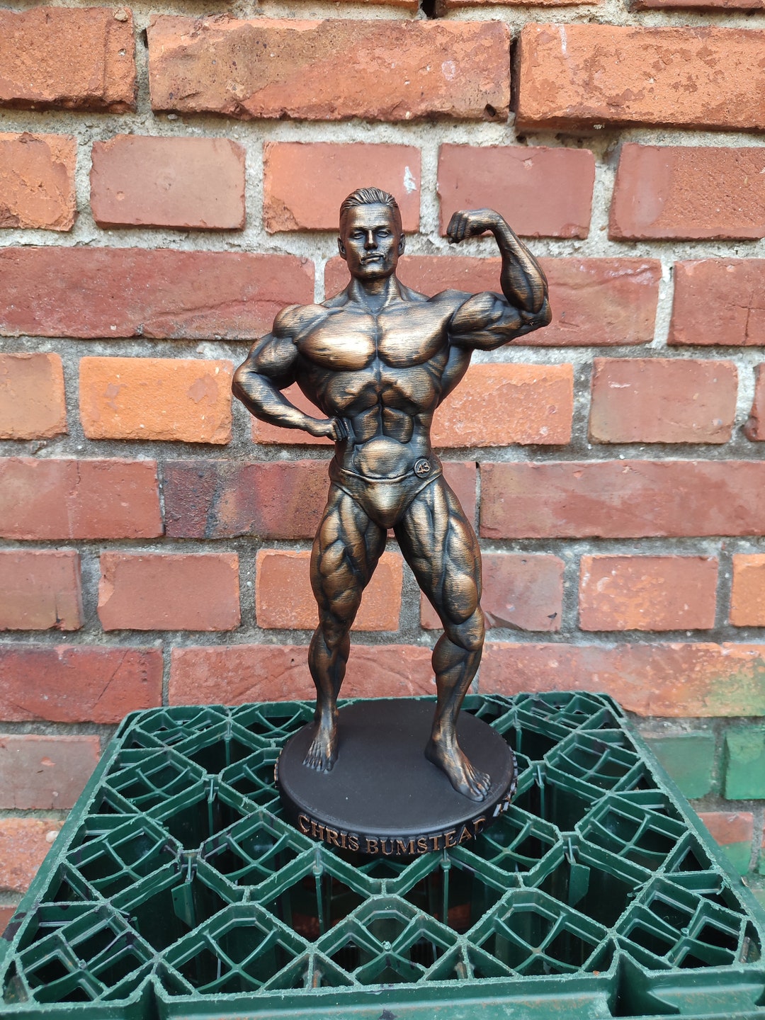 Chris Bumpstead Statue - Cbum Figurine Mr Olympia Figure With Stand ...