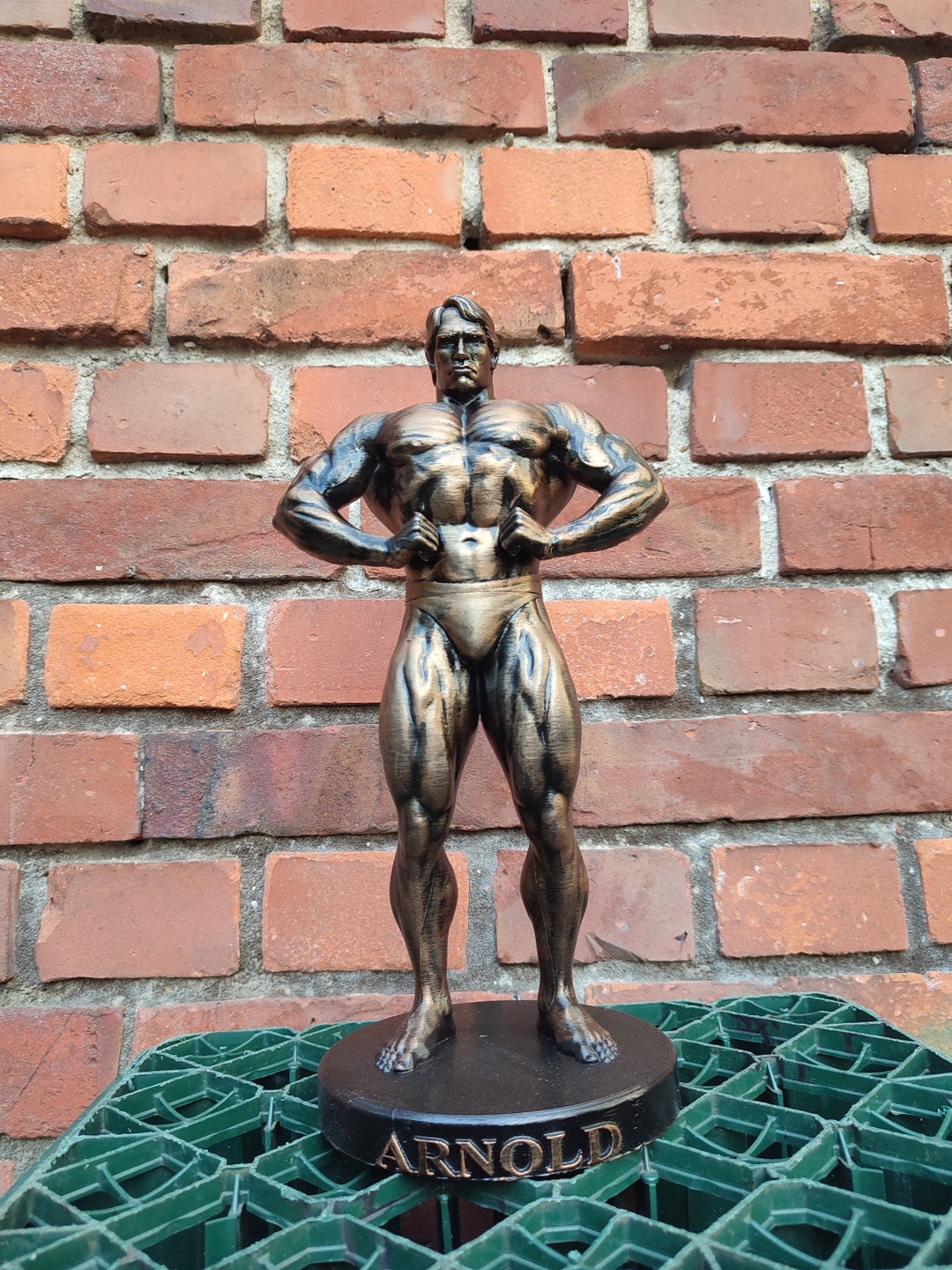 Arnold Schwarzenegger - ,,lat Spread Pose'' Statue With Stand - 20/25 ...