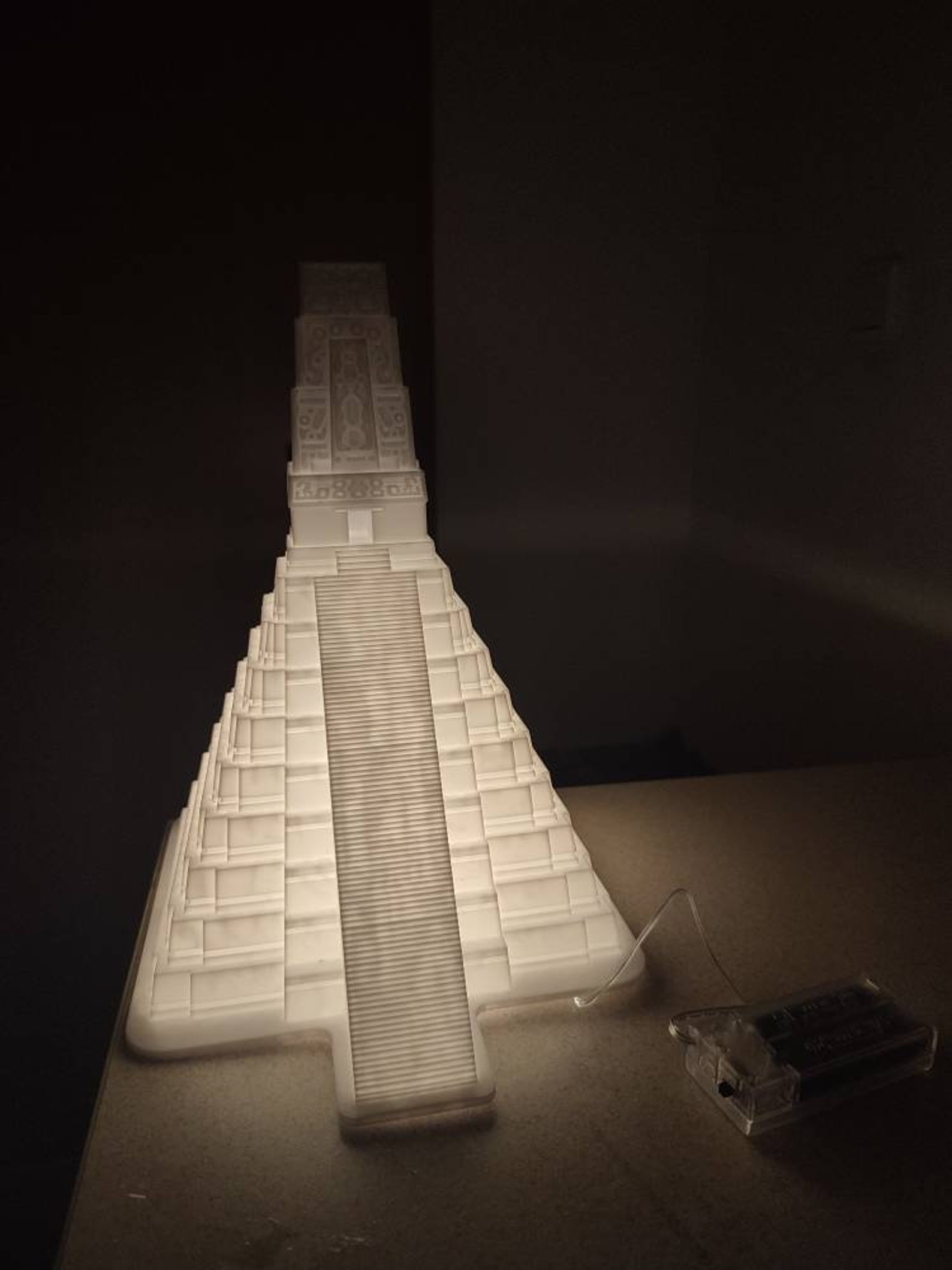 Tikal Mayan Temple yax Mutal Tikal Pyramid Lamp 27.5cm - Etsy