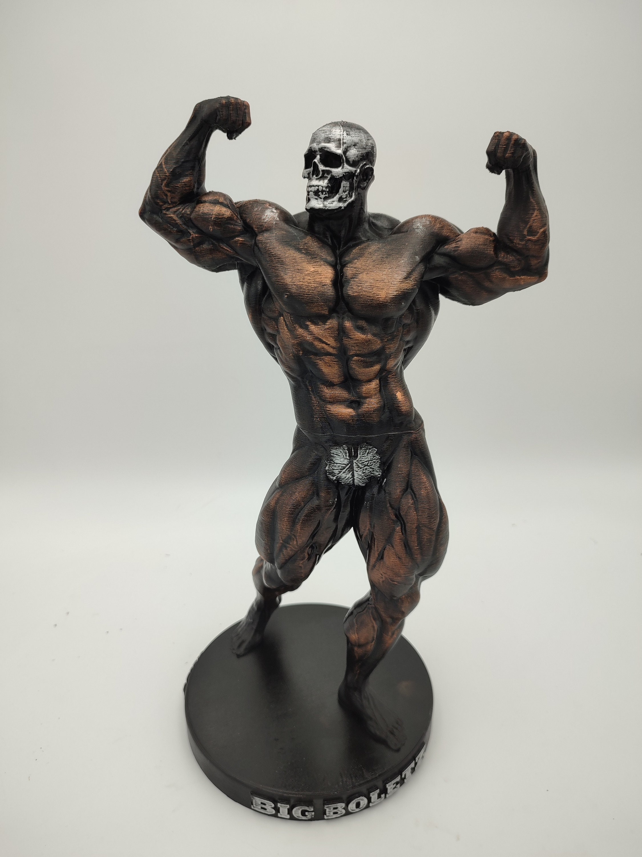Bodybuilding Statue With Custom Caption 36/55cm Figurine of - Etsy