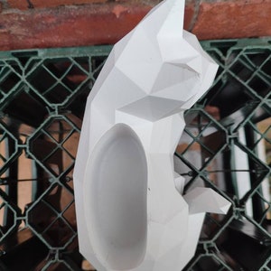 Cat Low-poly Flowerpot - Etsy
