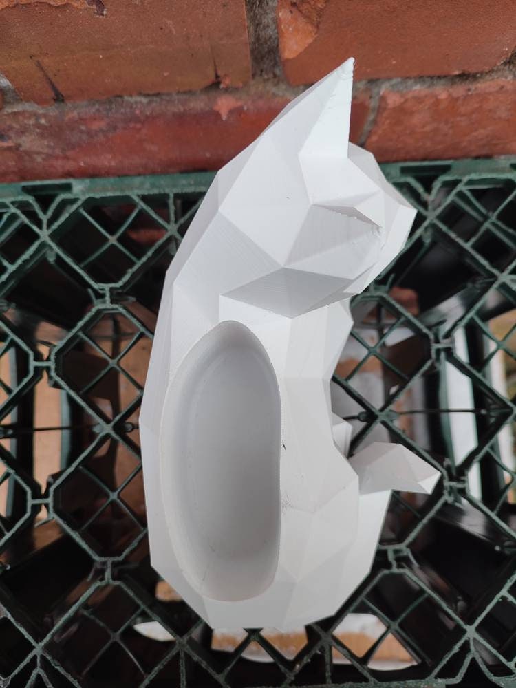 Cat Low-poly Flowerpot - Etsy