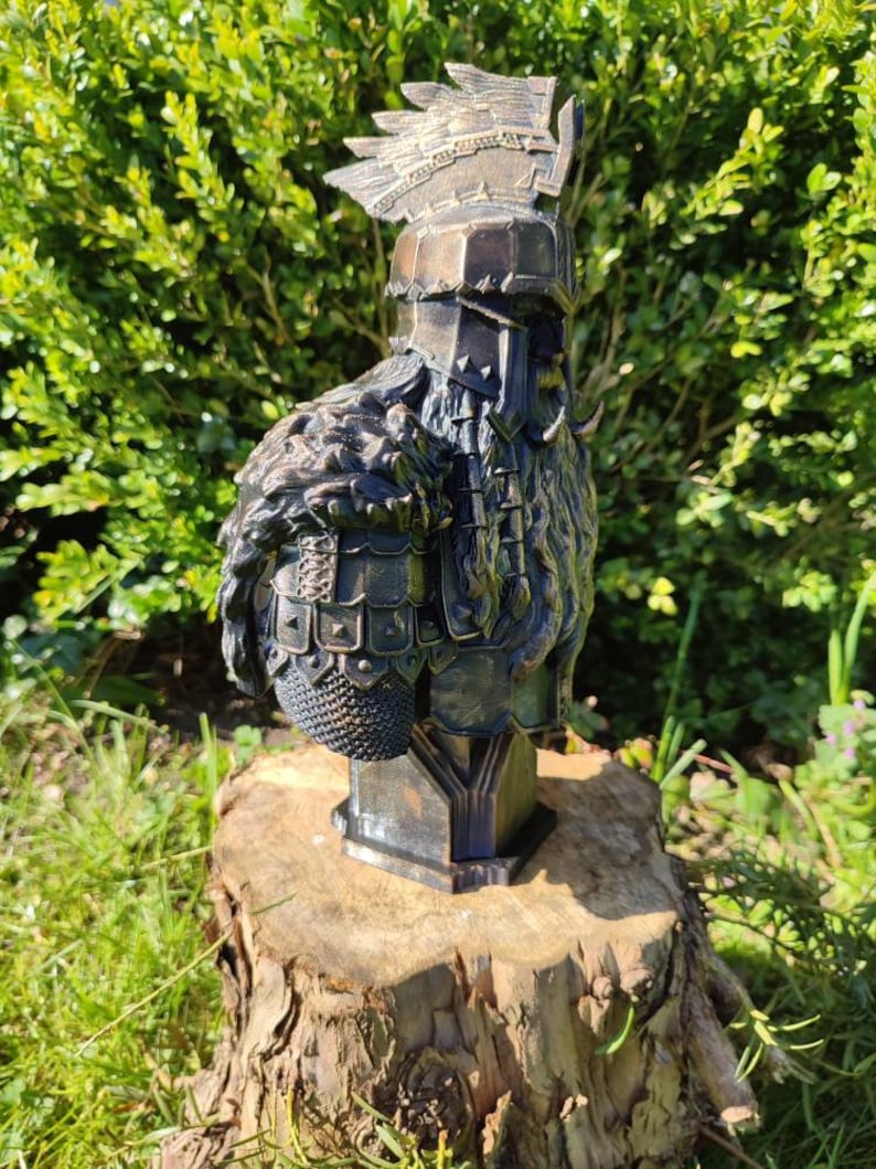 Dain II Ironfoot Bust - Dwarf King Lotr - 28cm - Etsy