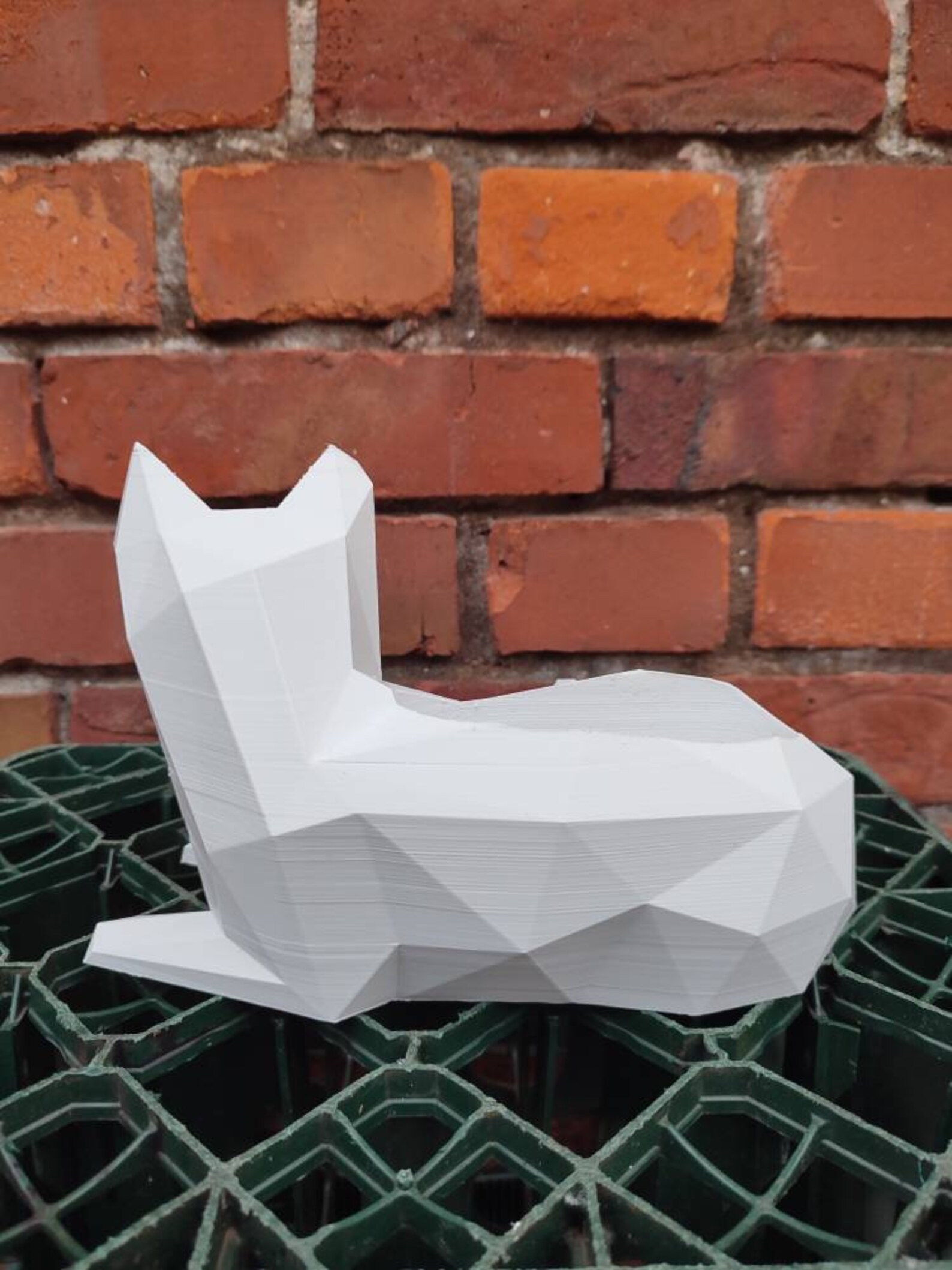 Cat Low-poly Flowerpot - Etsy