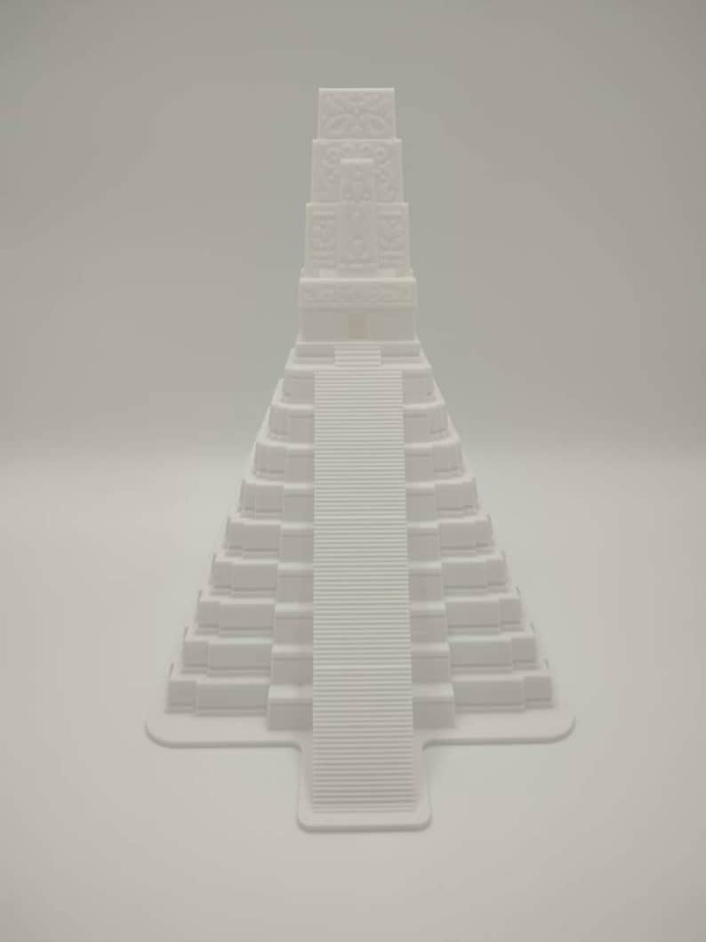 Tikal Mayan Temple yax Mutal Tikal Pyramid Lamp 27.5cm - Etsy