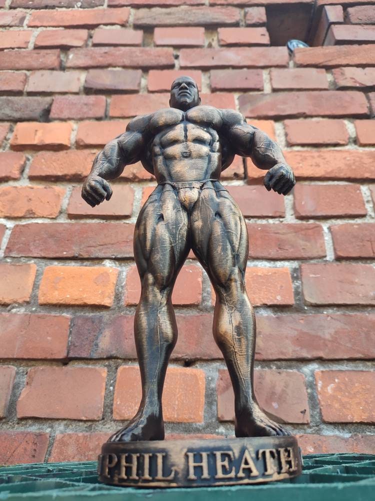 Phil Heath Mr Olympia Figure With Stand 34cm Height Dark - Etsy