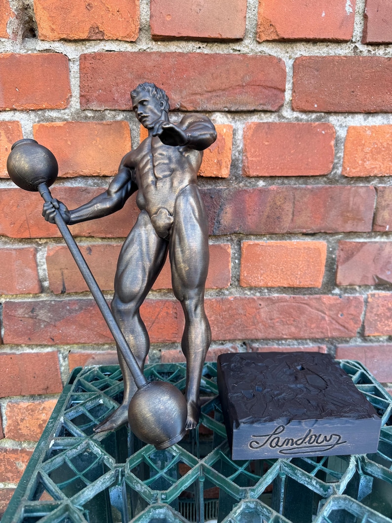 Sandow Trophy - 41cm Statue With Stand (mr Olympia 1:1 Trophy Statue ...