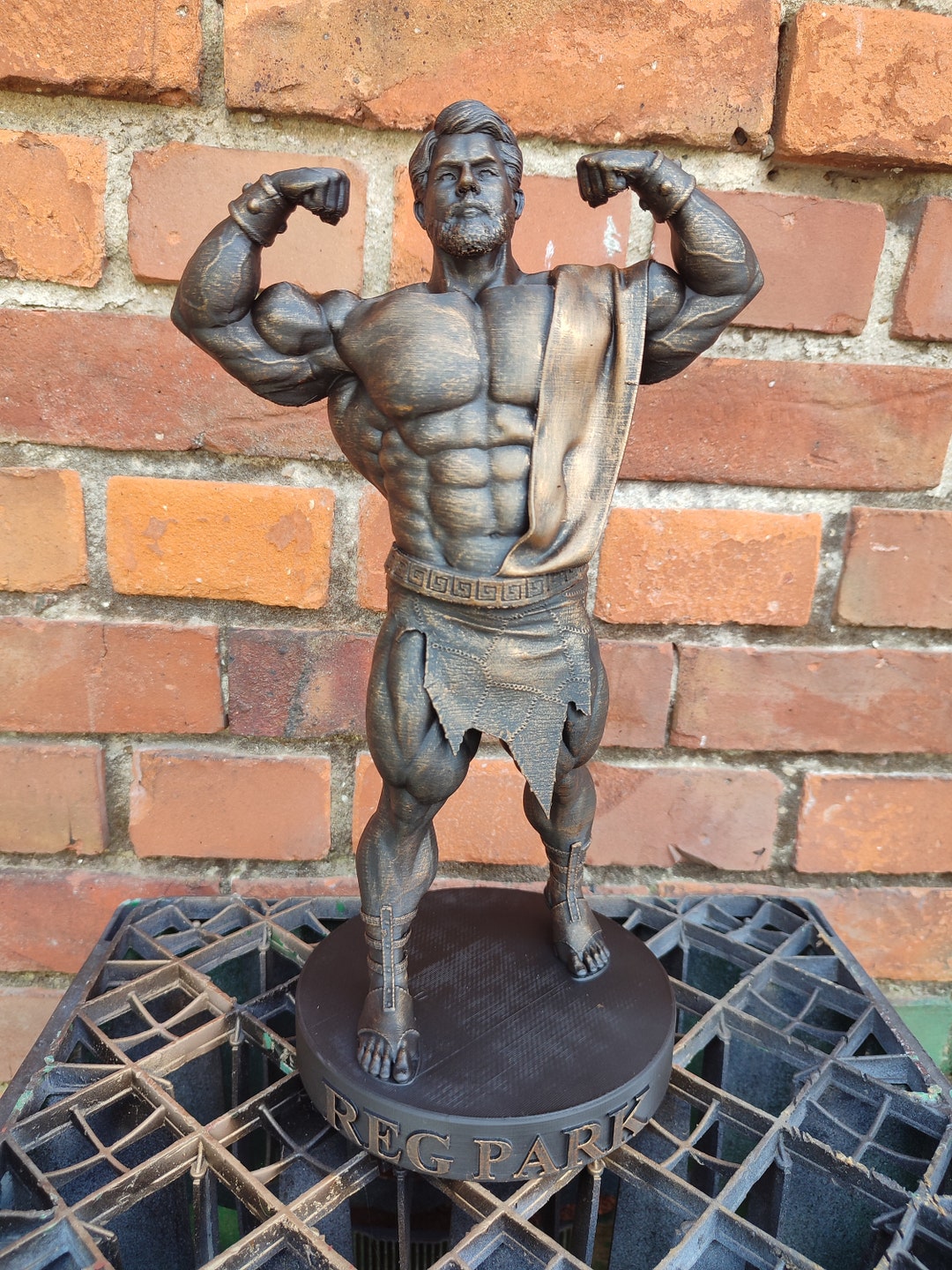 Reg Park - Hercules Statue Bodybuilder Figure Gym Sculpture 20/25/35 ...
