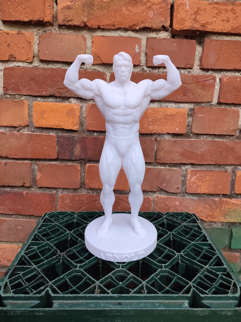 Arnold Schwarzenegger - ,,front Double Biceps" Statue With Stand - 20 ...