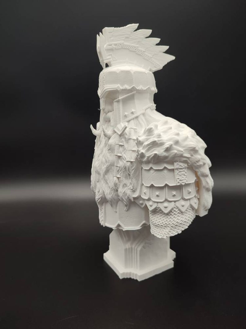 Dain II Ironfoot Bust - Dwarf King Lotr - 28cm - Etsy