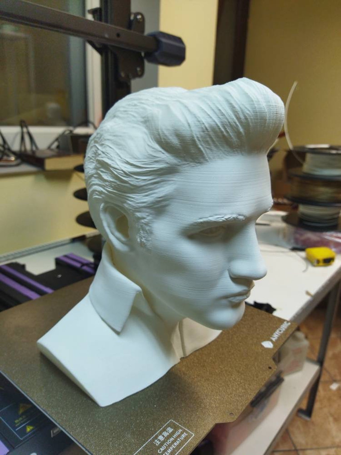 Elvis Presley Bust - King of Rock 'n' Roll Tribute - 24cm Height - Etsy