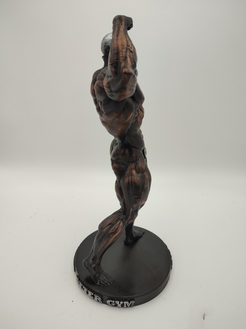 Bodybuilding Statue With Custom Caption 36/55cm Figurine of - Etsy