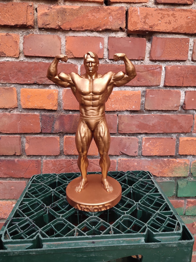 Arnold Schwarzenegger - ,,front Double Biceps" Statue With Stand - 20 ...