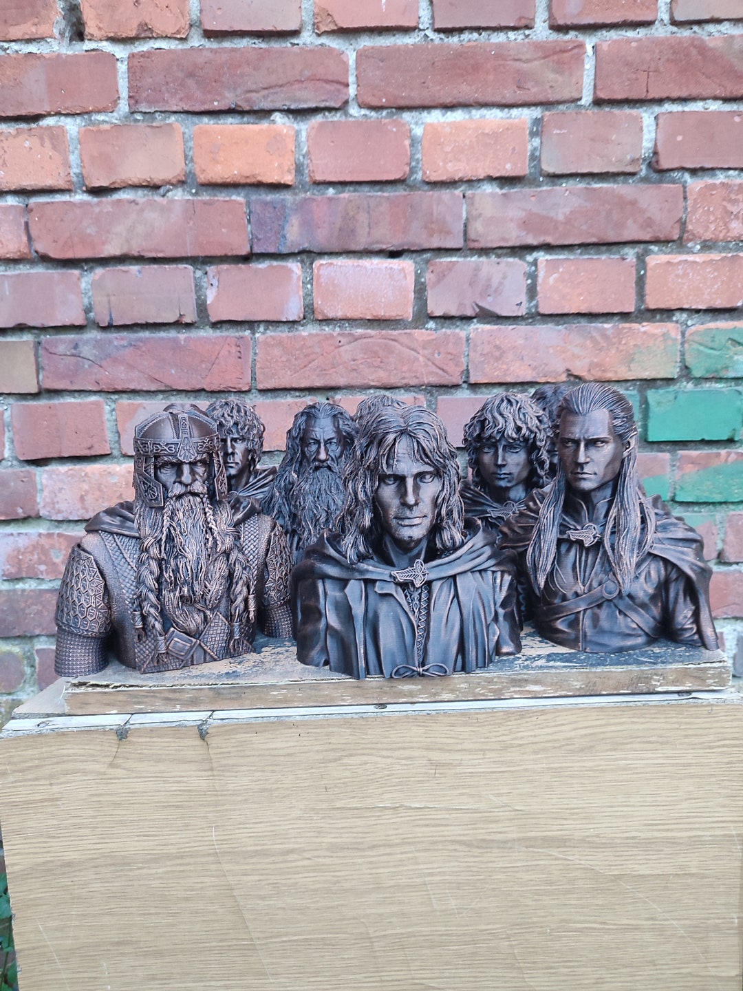 Complete Fellowship of the Ring Bust Pack Lotr Hobbit Lord of the Rings ...