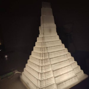 Tikal Mayan Temple (yax Mutal) - Tikal Pyramid Lamp - 27.5cm Height - Etsy