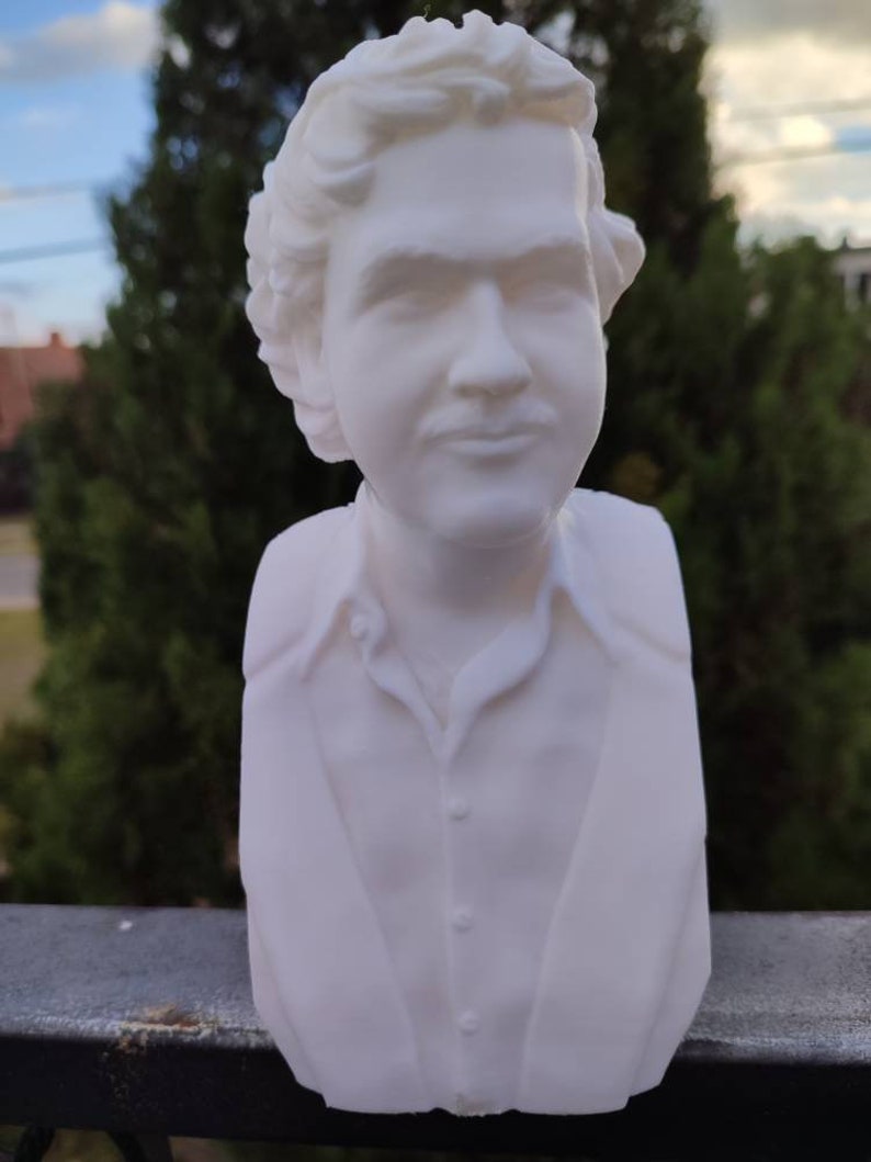 Pablo Escobar narcos Bust 20cm Height - Etsy