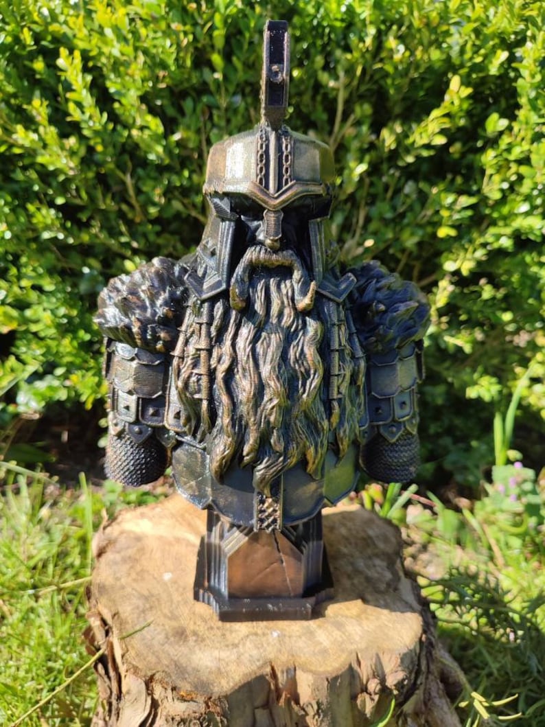 Dain II Ironfoot Bust - Dwarf King Lotr - 28cm - Etsy