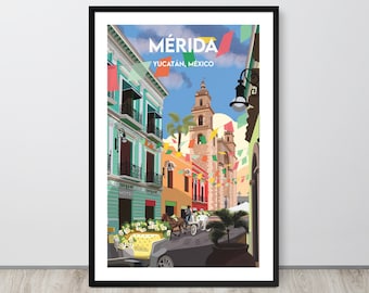 Merida Mexico Poster - Etsy