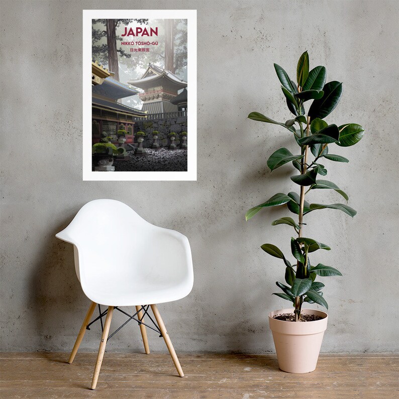 My Japan Nikko Toshogu Travel Poster, Japan Nikko Toshogu Print, Japan ...