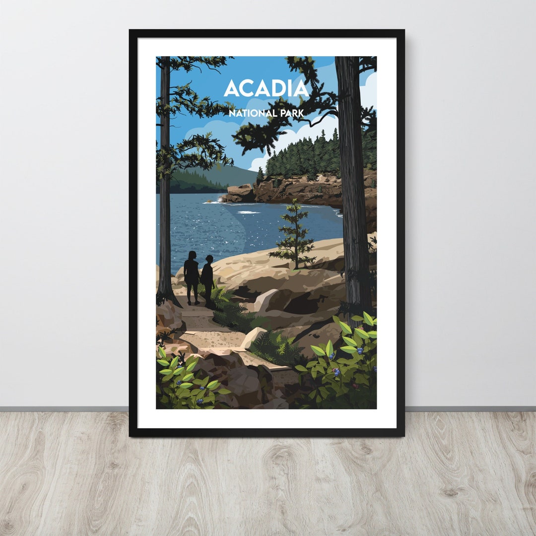 My Acadia National Park Maine Travel Poster, Acadia National Park Maine ...