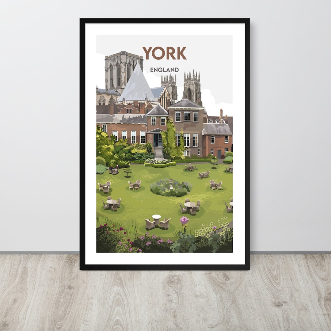 My York Minster United Kingdom Travel Poster, York Minster England ...