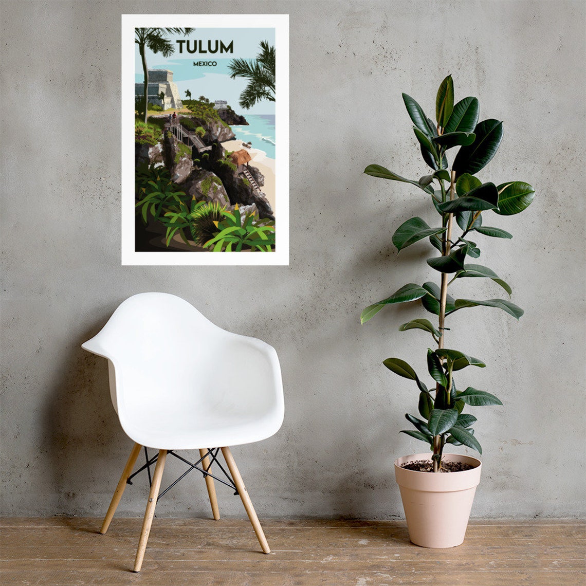 My Tulum Mexico Travel Poster Tulum Mexico Print Tulum - Etsy