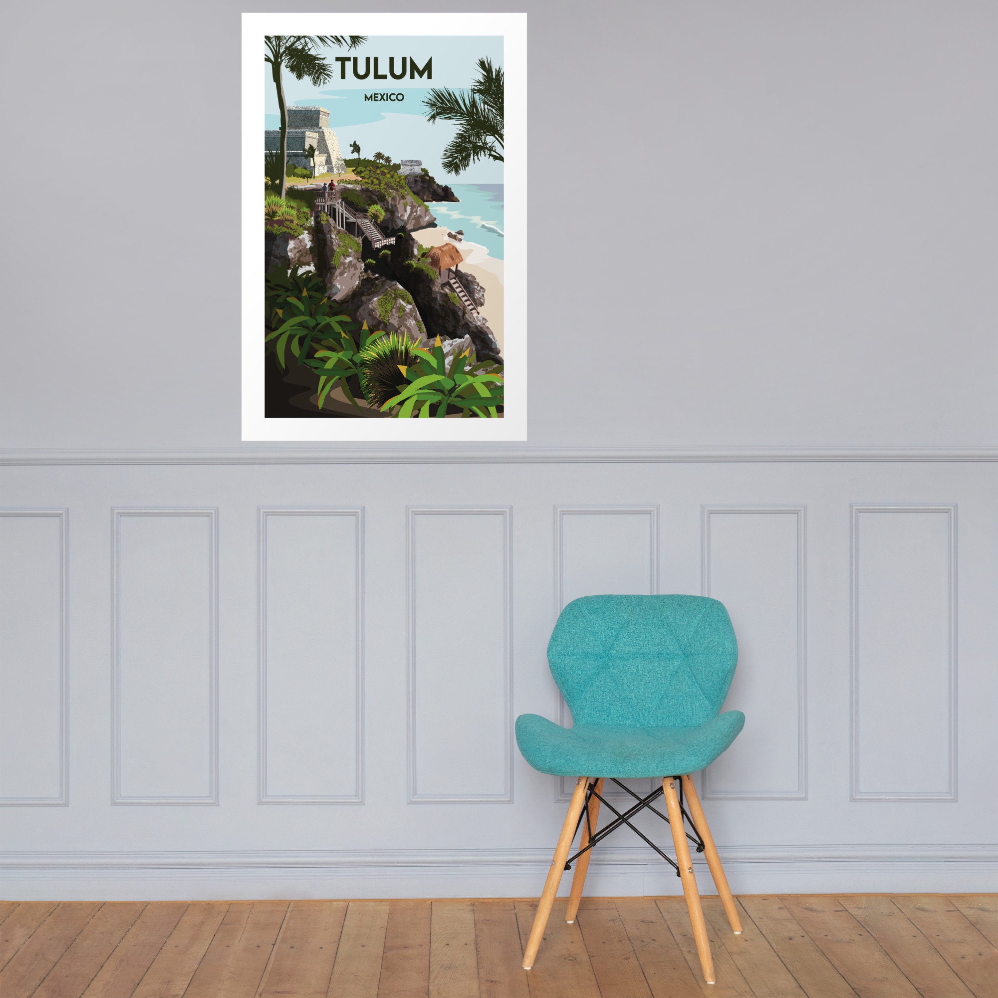My Tulum Mexico Travel Poster Tulum Mexico Print Tulum - Etsy